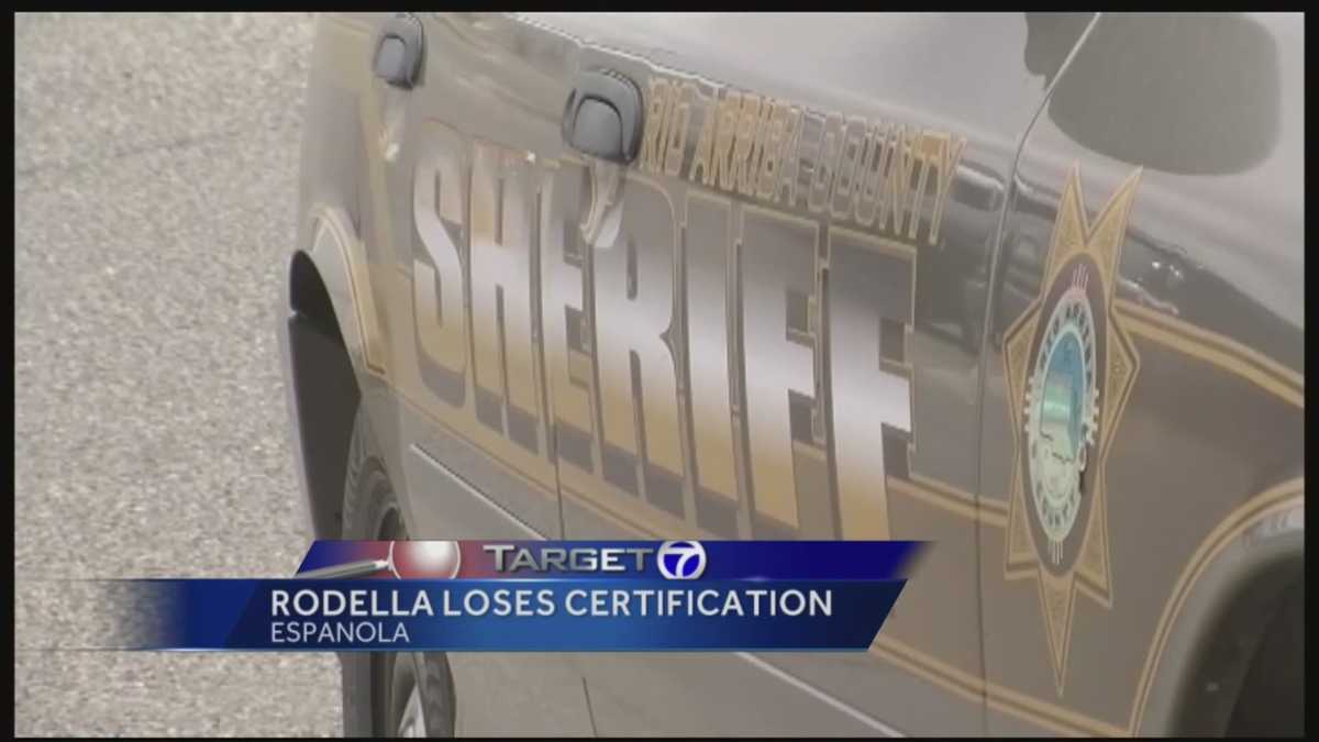 Rodella's law enforcement certification stripped