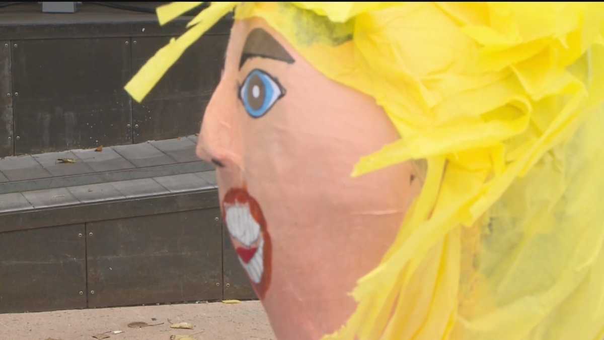 Donald Trump piñata turns heads in Santa Fe's plaza