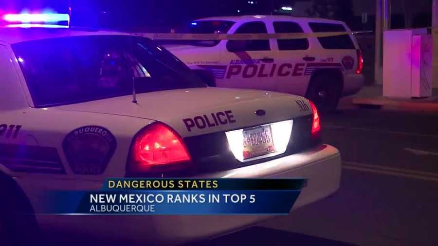 Report names NM the 4th most dangerous state Report names NM the 4th most dangerous state