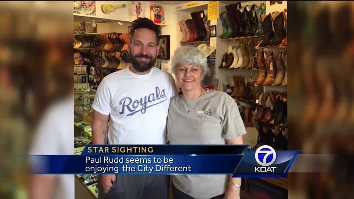 Paul Rudd seems to enjoy Santa Fe