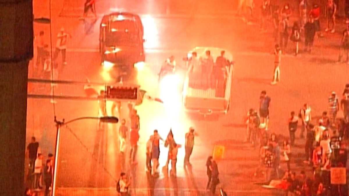 Donald Trump responds to violent protests in downtown Albuquerque