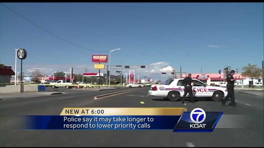 Police responding to calls in pairs, level 3 cases may be impacted