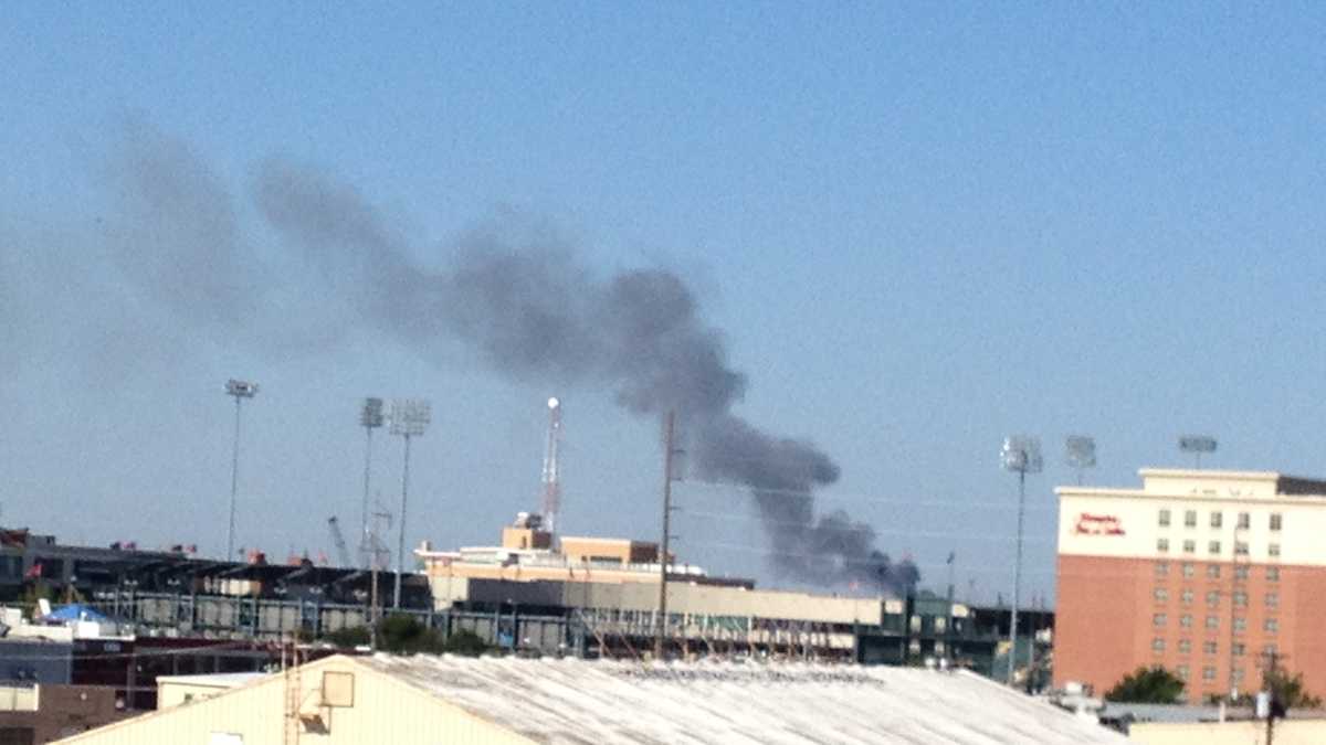 Photos: Recycling center fire
