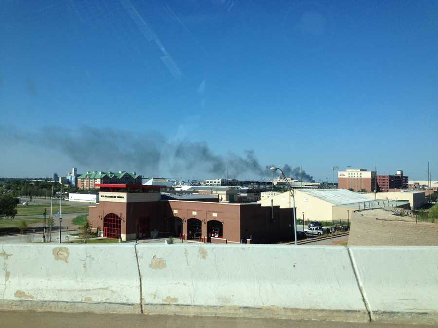 Photos: Recycling center fire