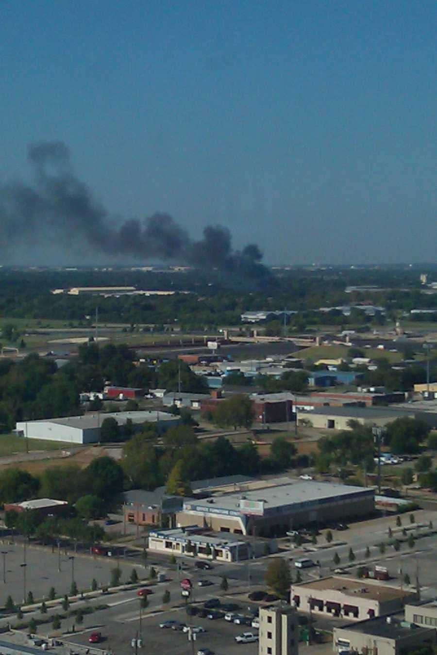Photos: Recycling center fire