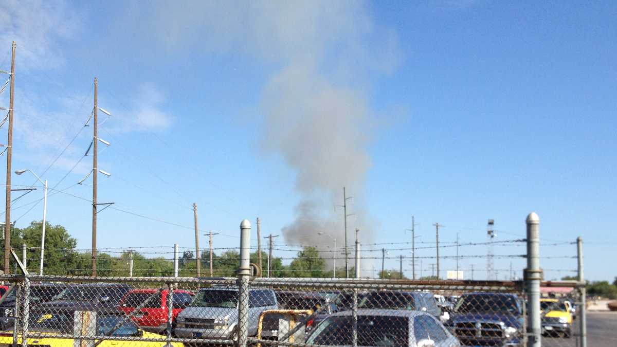 Photos: Recycling center fire