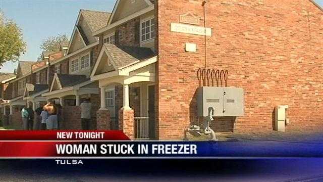 Woman survives being stuck in freezer for 3 days