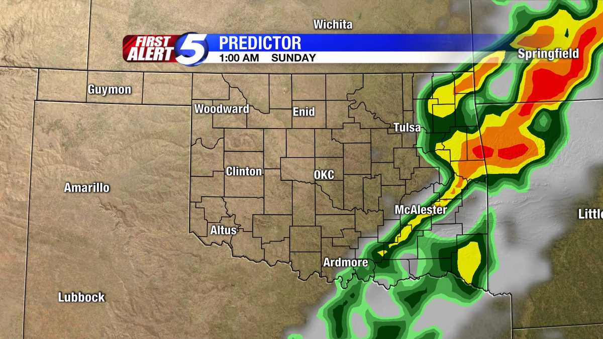 Updated! Hour-by-hour severe storm predictor slideshow