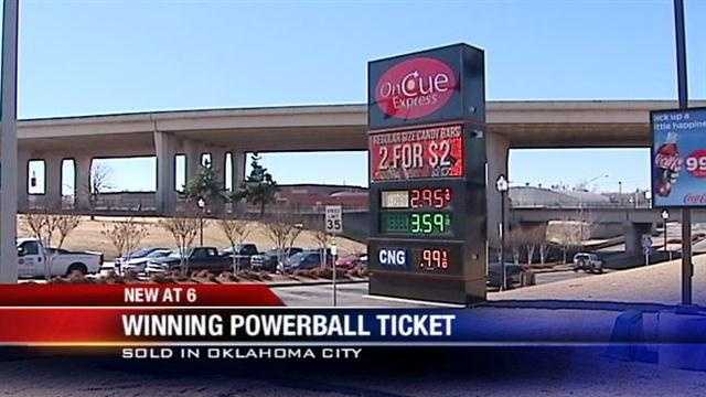 $2 million Powerball ticket sold in Oklahoma City