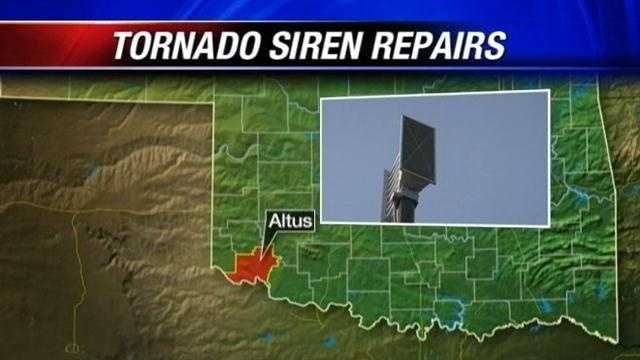 Crews to repair tornado sirens in Southwest Oklahoma