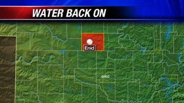 Replacement of lines leaves Enid residents without water