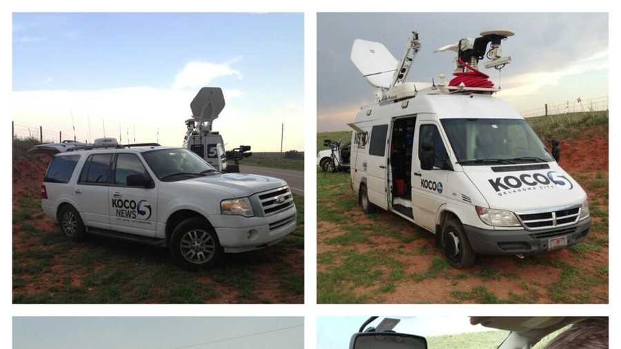 Photos: KOCO 5 News reporters' Saturday night storm pics