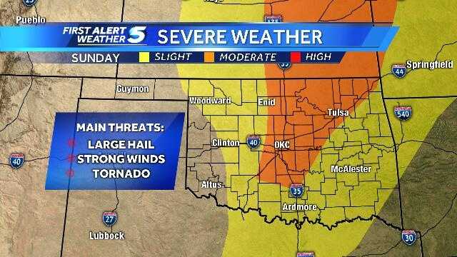 Photos: KOCO 5 News reporter Saturday night weather pics