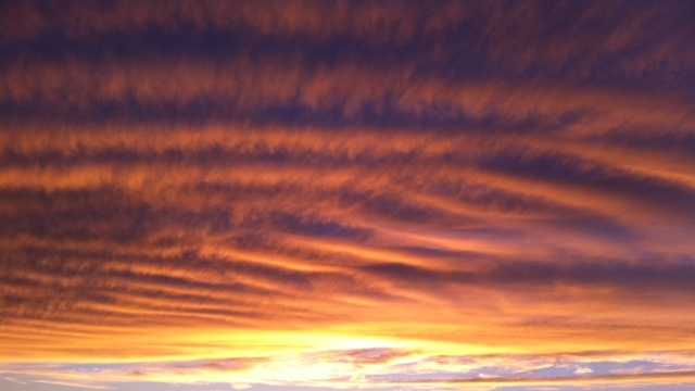 How does the sky produce such brilliant colors during sunsets?