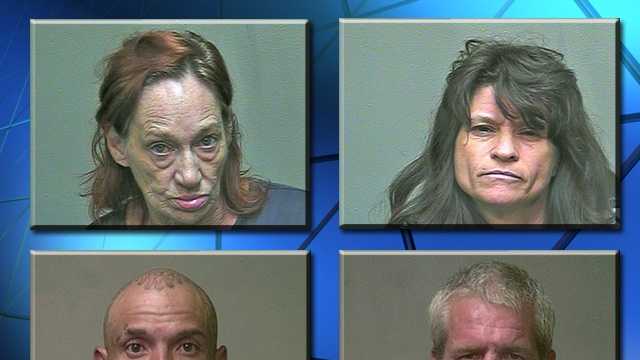 OKC police arrest 4 in connection with meth lab bust