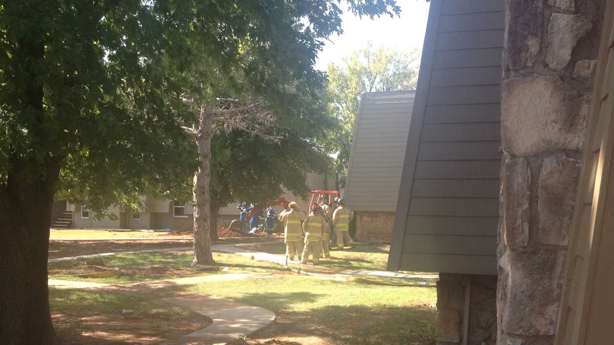 Photos: High-pressure gas line break forces evacuations