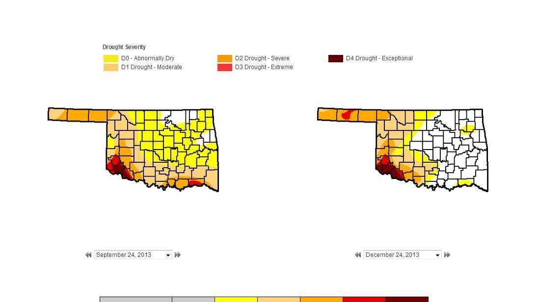 Current drought conditions across Oklahoma may surprise you