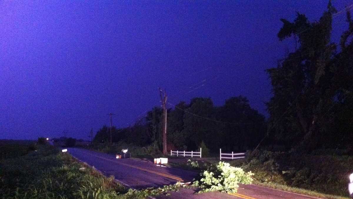 OG&E: Lightning takes out poles, knocks out power
