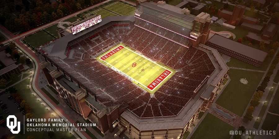 PHOTOS: OU stadium upgrade plans