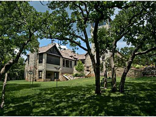 This castle in Edmond has its own watchtower