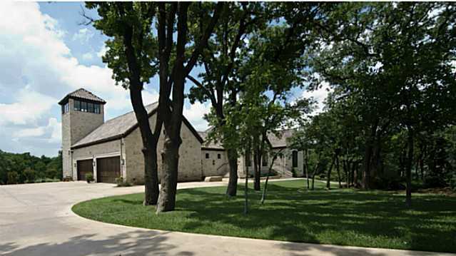 This castle in Edmond has its own watchtower