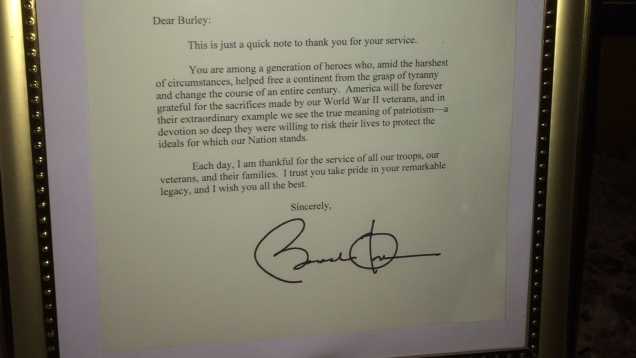 Chickasha resident receives presidential thank-you letter