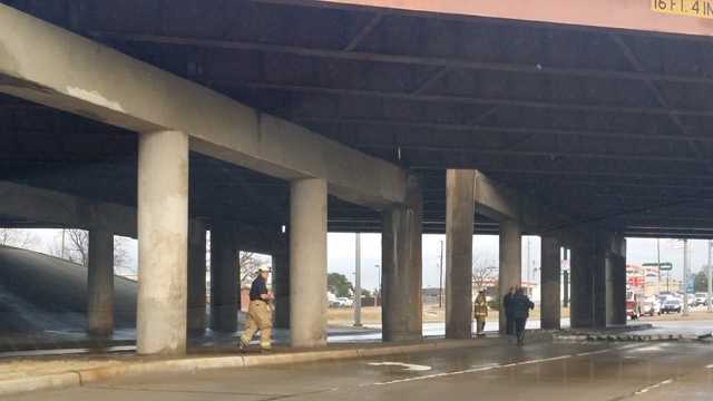 Damage on I-40 bridge over SE 29th Street impacting morning commute