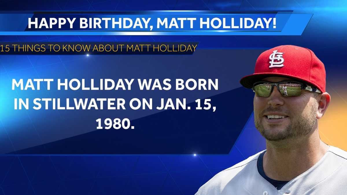 15 things you need to know about Matt Holliday