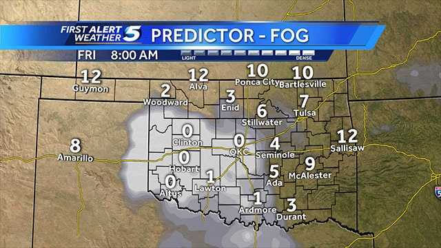 Hour-by-hour Predictor Fog Feb. 20
