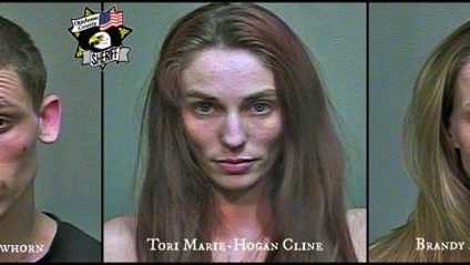 Driver admits to having meth in car with child; 3 arrested