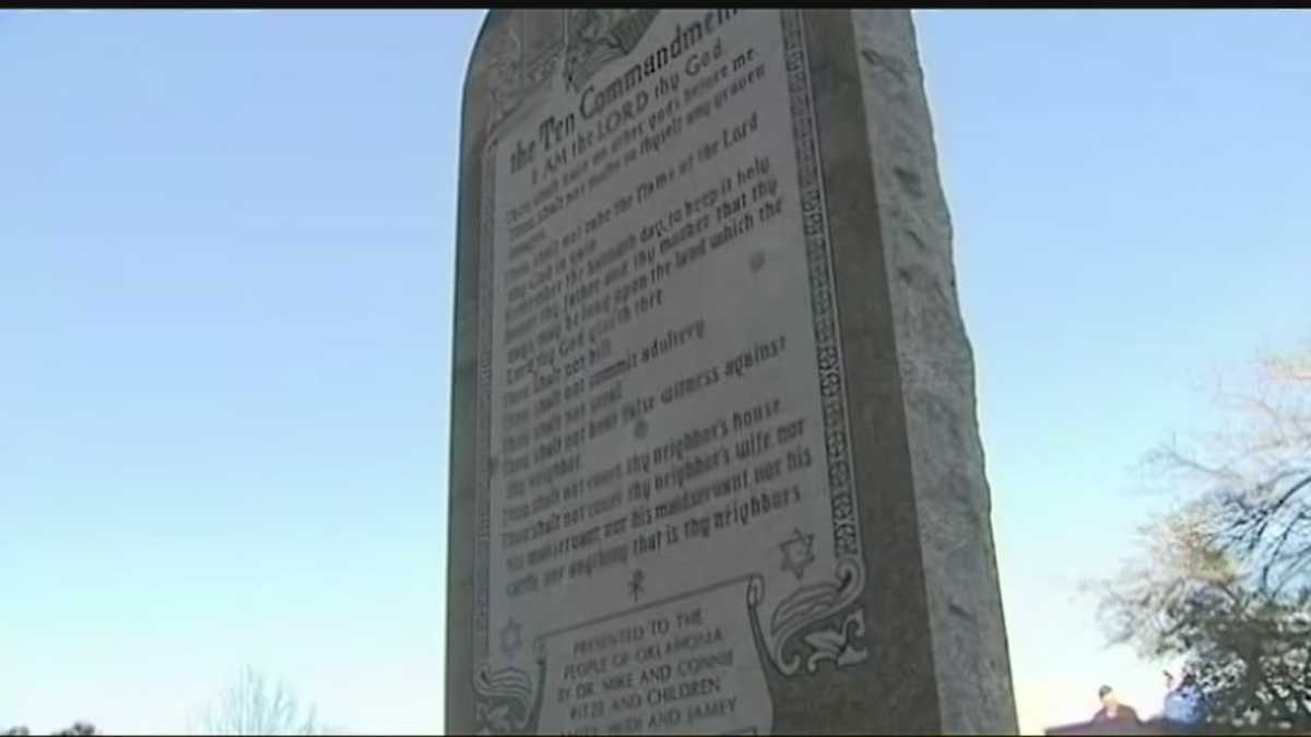 Oklahoma court sets hearing on Ten Commandments monument