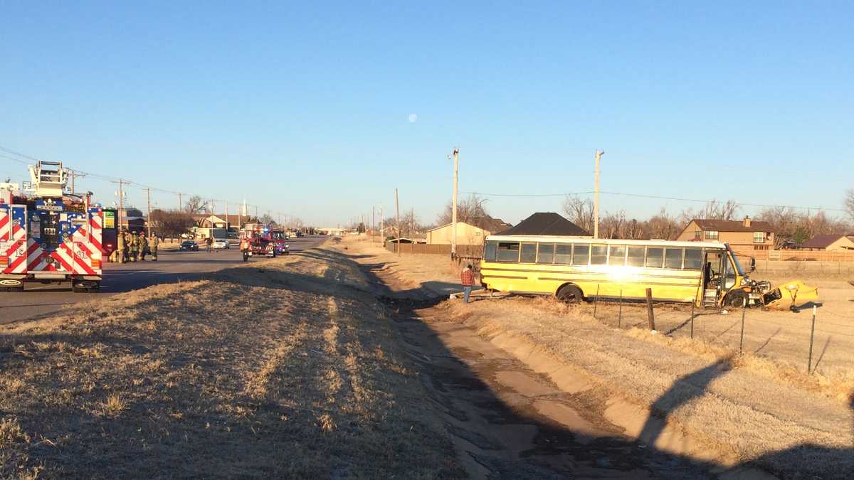 Bus driver injured in crash involving Yukon school bus