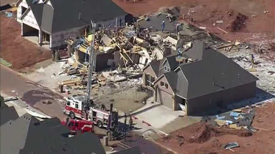 House explosion caused by natural gas