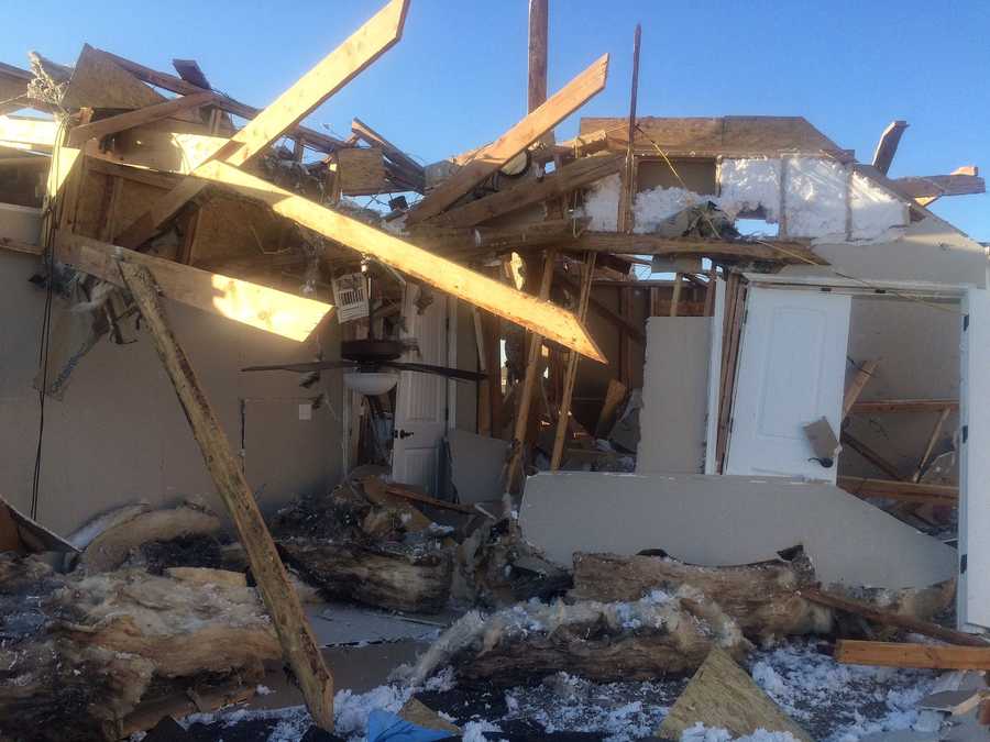 House explosion caused by natural gas