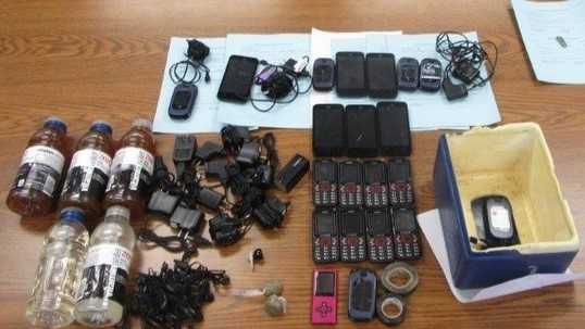 IMAGES: DOC strike force discovers haul of contraband at correctional ...