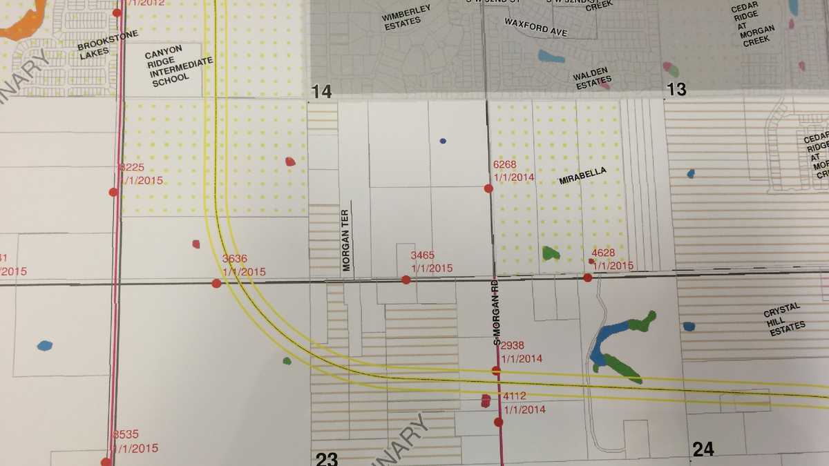 IMAGES: Preliminary map for Southwest Kilpatrick Extension released