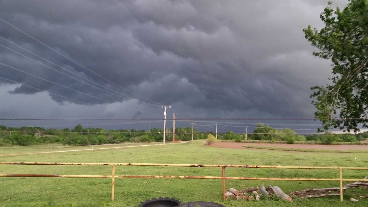 IMAGES: Tornado, hail cause damage throughout Oklahoma