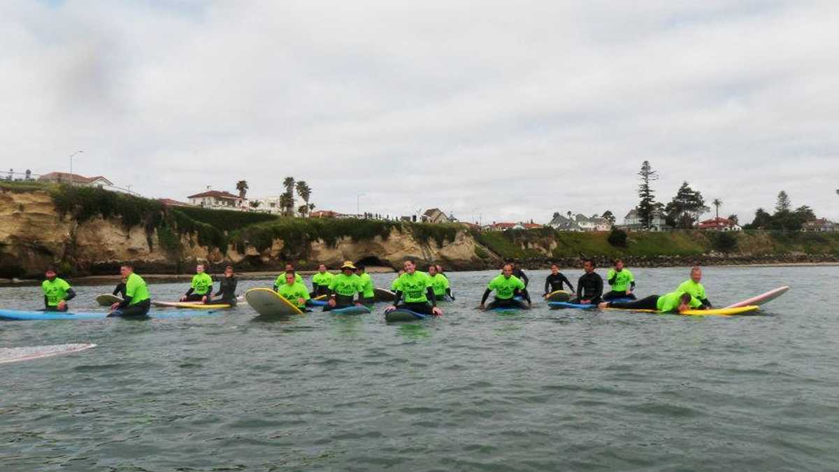 PHOTOS: Wounded soldiers surf in Santa Cruz with Operation Surf 2012