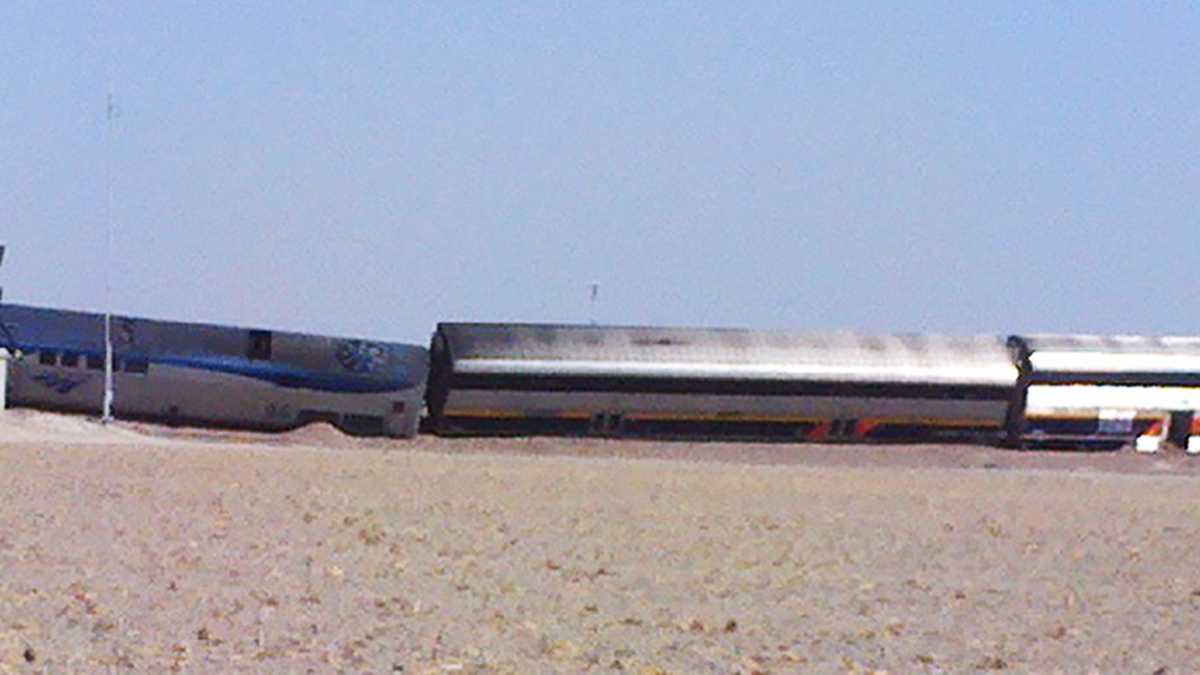 At least 20 injured in California train crash