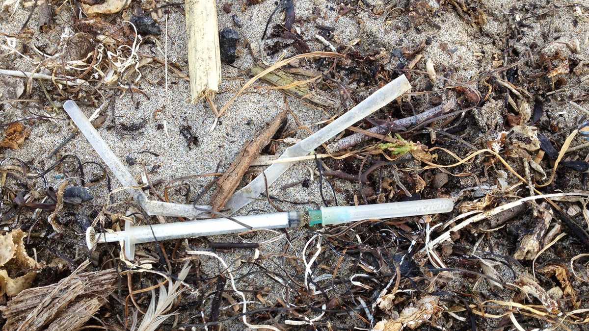 PHOTOS: Widespread drug needles waste in Santa Cruz