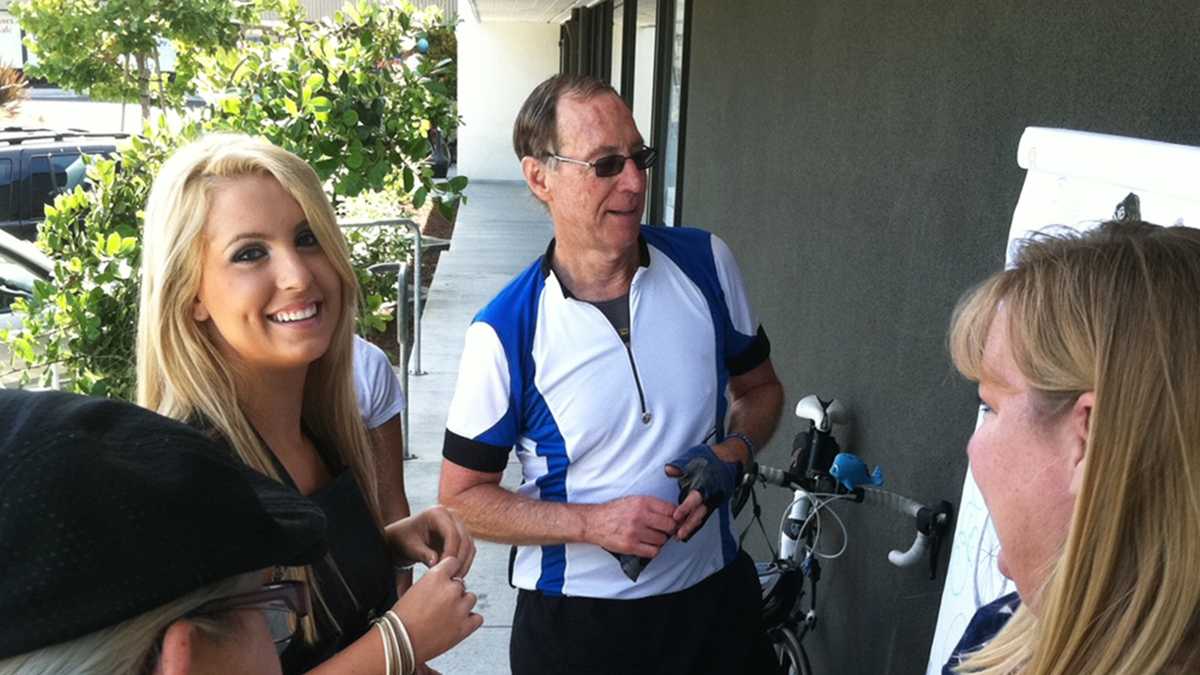 Michael Paul's Goodwill retirement ride ends in Santa Cruz