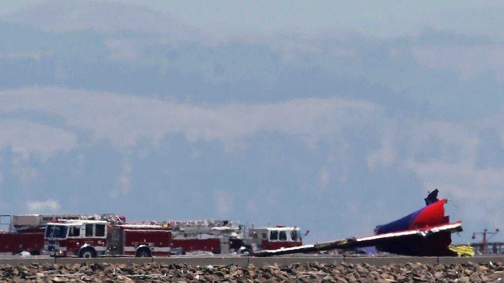 Photos: Airplane crashes at SFO