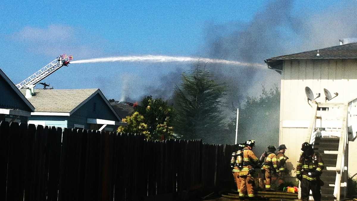 PHOTOS: 3-alarm Salinas house fire spreads to apartment building