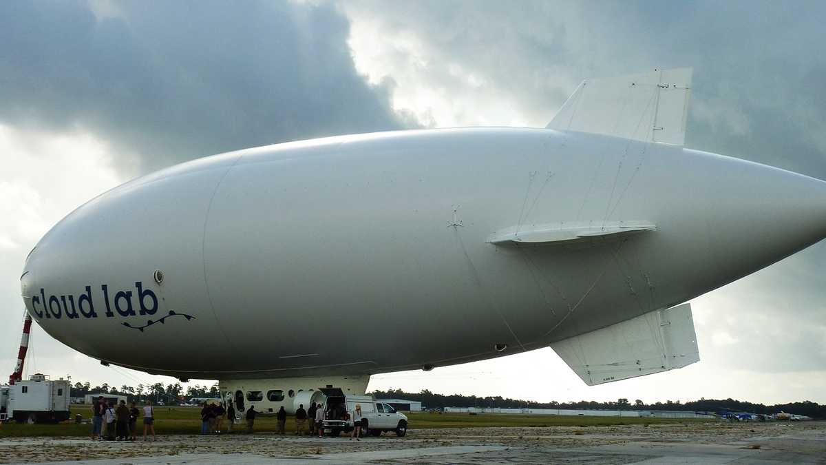 'Cloud Lab' blimps completes Central Coast cloud experiment, floats away