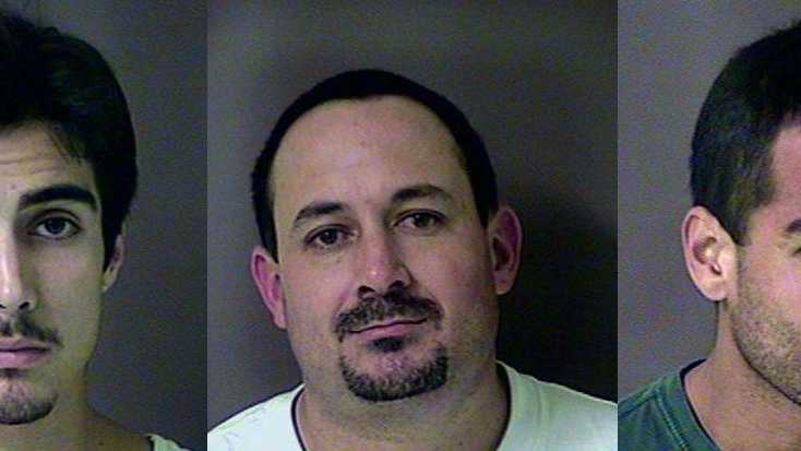 Hollister police arrest three men on drug and weapons charges