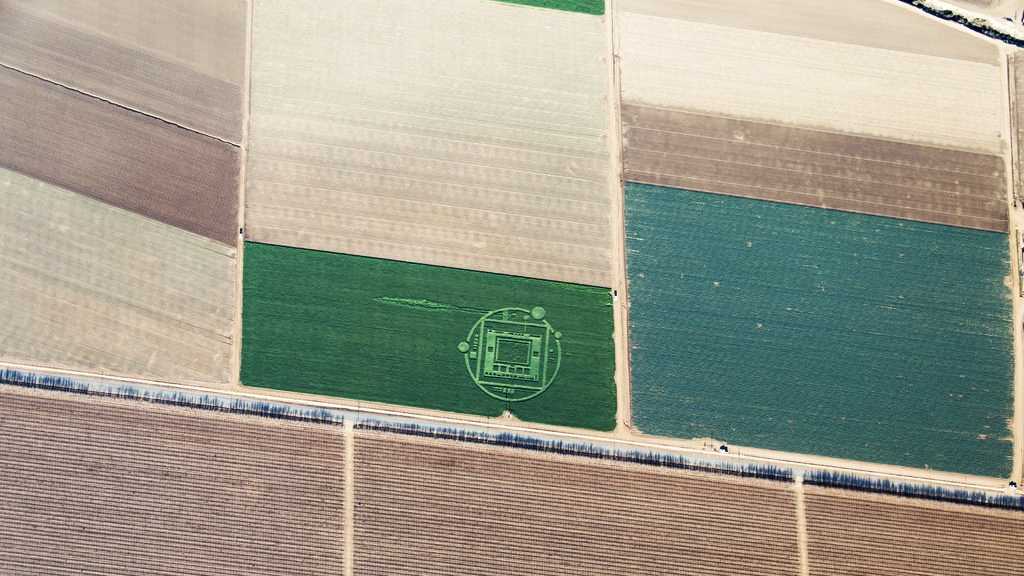 PHOTOS: Intricate crop circles appear in Chualar