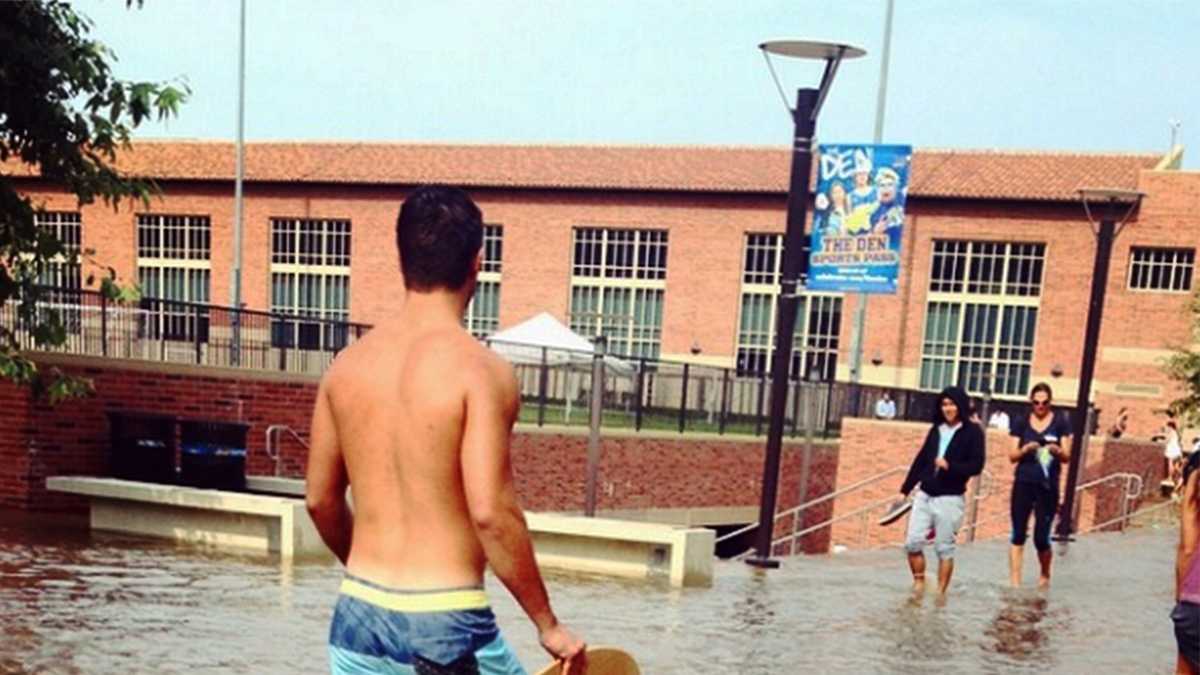 PHOTOS: UCLA flooded by water main burst