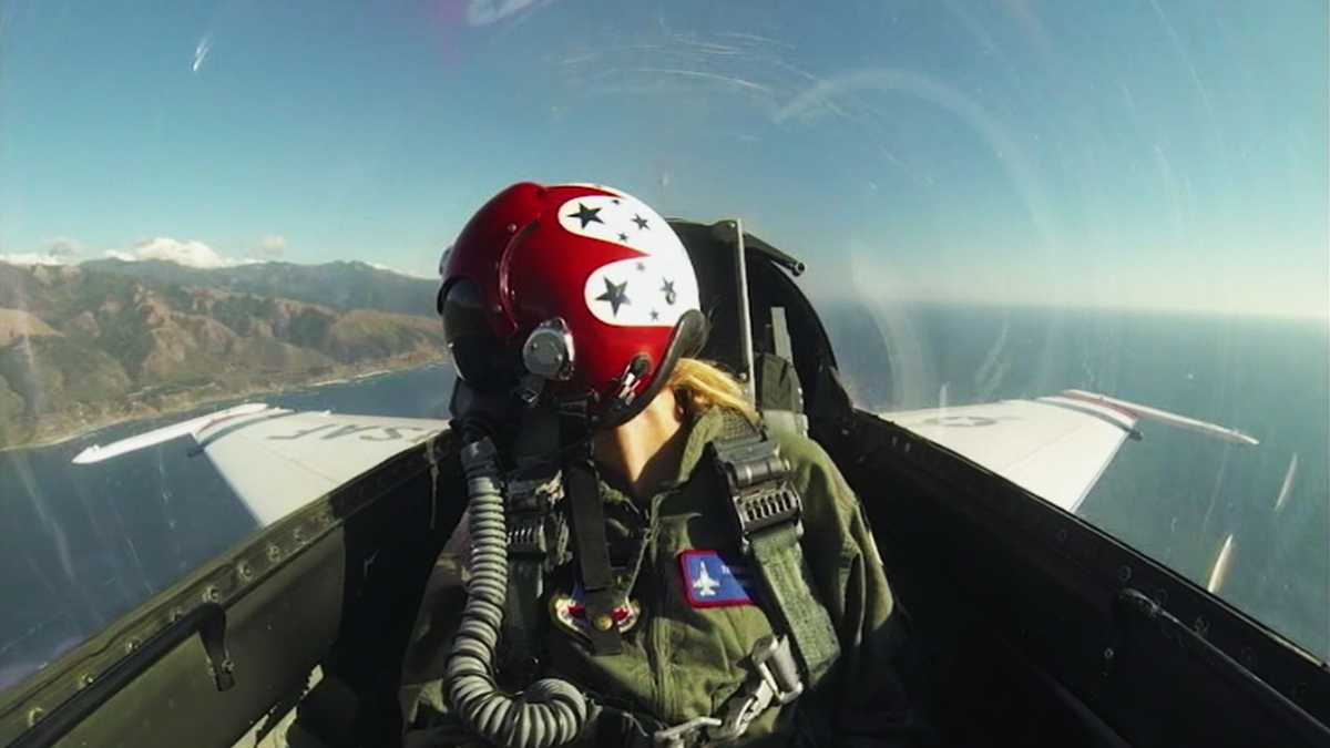 PHOTOS: Brittany Nielsen flies with Air Force Thunderbirds
