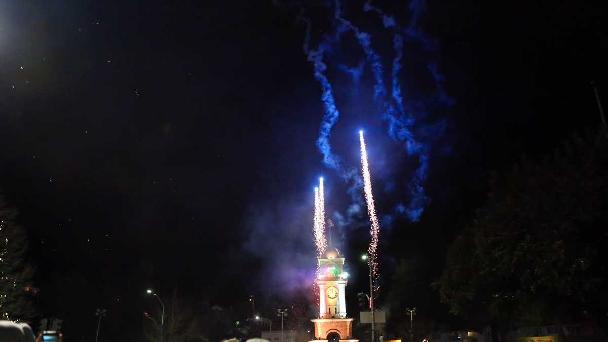 PHOTOS: Santa Cruz clock tower at midnight