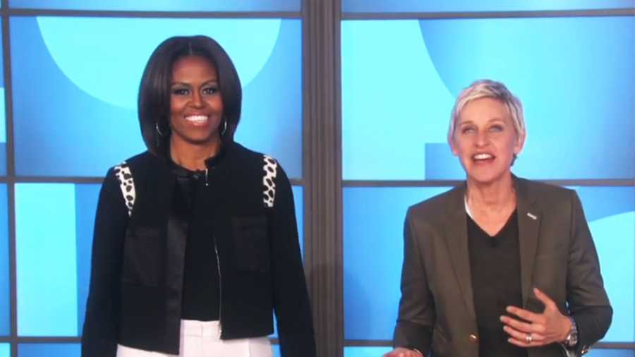 WATCH: Michelle Obama, Ellen DeGeneres dance to 'Uptown Funk' WATCH: Michelle Obama, Ellen DeGeneres dance to 'Uptown Funk'